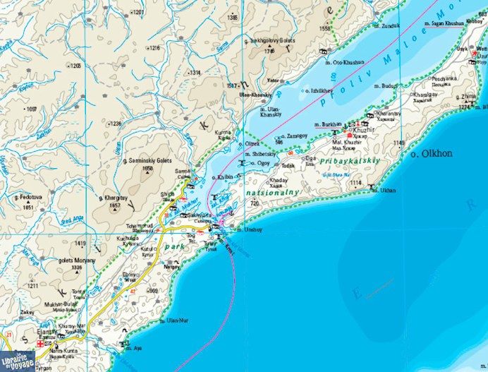 Reise Know-How Maps - Carte - Lac Baïkal | Librairie du Voyage