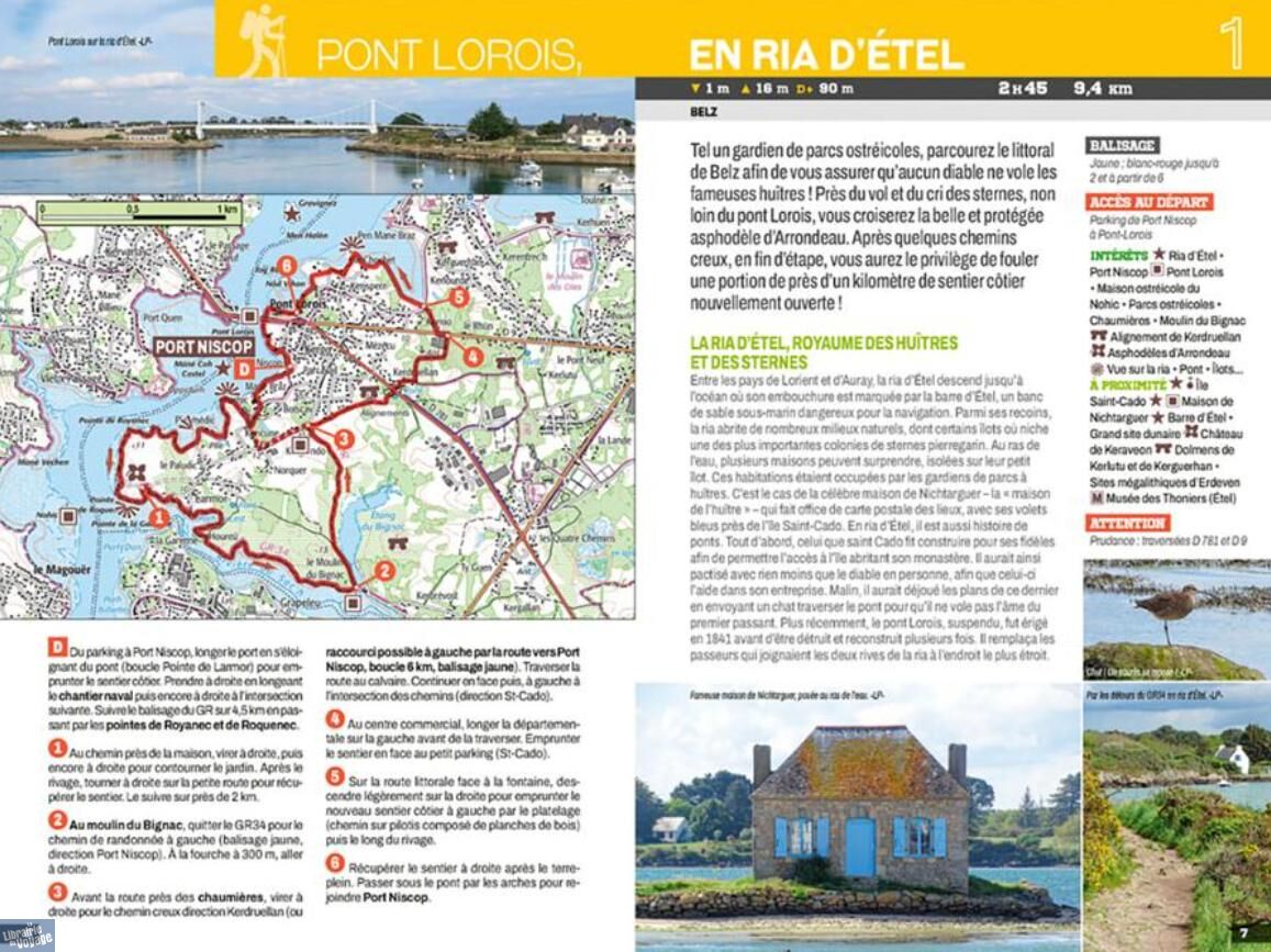 Chamina - Guide de randonnées - Morbihan, balades à pied et à vélo | Librairie du Voyage