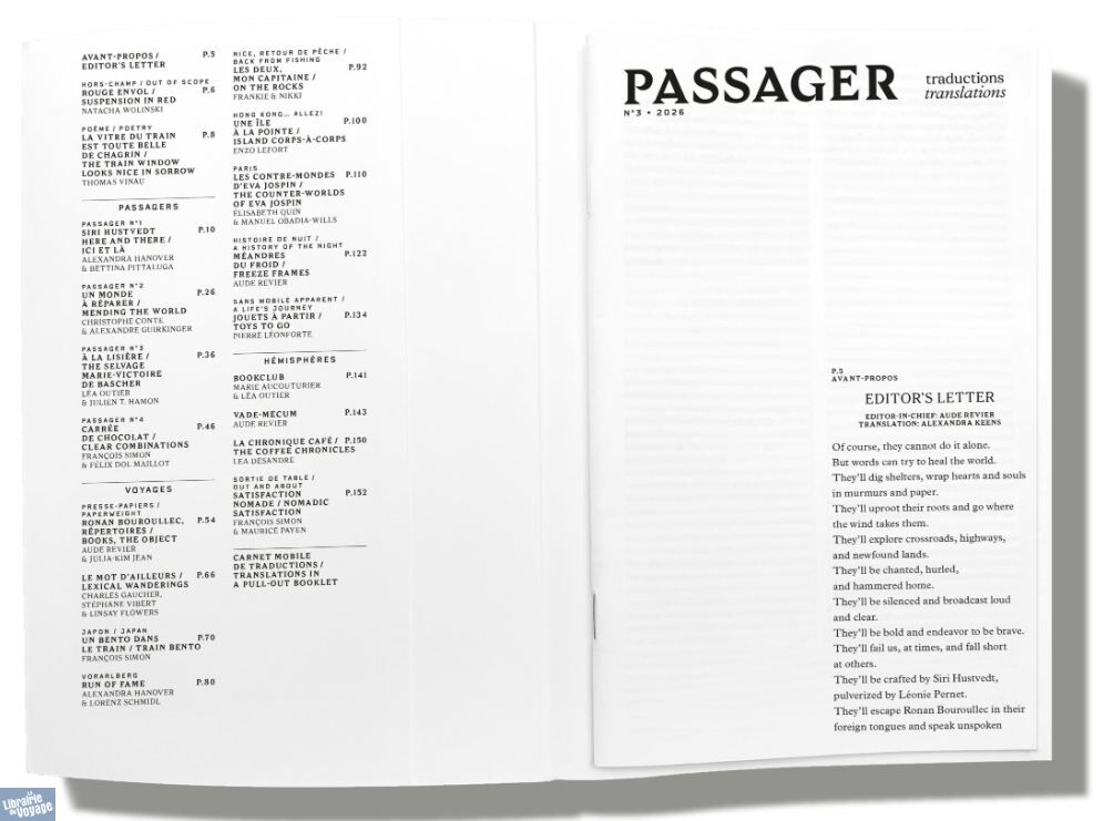 Revue Passager - Volume 3 (mars 2026) - Une revue qui déplie les ...
