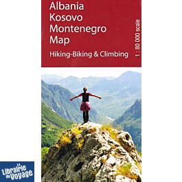 Huber Kartographie - Carte - Albanie, Kosovo, Monténégro (rando, vélo ...
